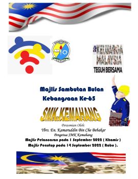 Pemplet Sambutan Merdeka 2022 - myzaidy27701 Flip PDF | AnyFlip