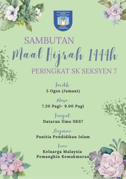 Buku Program Sambutan Maal Hijrah 1444h/2022M Peringkat SKS7 - g ...