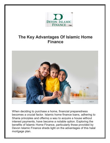 The Key Advantages Of Islamic Home Finance - annaengerritch0124 Flip ...