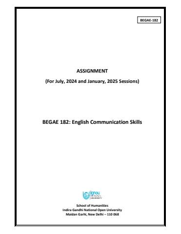 BEGAE-182-2024-25