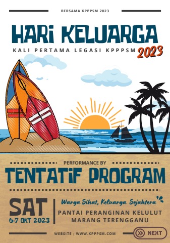 TENTATIF HARI KELUARGA KPPPSM 2023 - Bahagian Pembangunan KPPPSM Flip ...