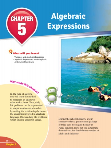 Chapter 5 Algebraic Expression