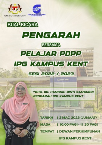 BUKU PROGRAM BUAL BICARA PENGARAH BERSAMA PELAJAR PDPP