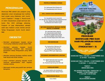 PROGRAM SHOWCASE PBD DAN HARI PELAPORAN INDUK 2022 - wanamirahnajwa ...