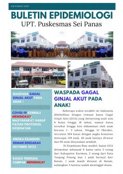[Oktober] Buletin Epidemiologi UPT Puskesmas Sei Panas - aizahtriyuliani Flip PDF | AnyFlip