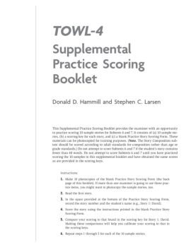 TOWL-4 - PRO-ED Inc. Official WebSite - Guset User Flip PDF | AnyFlip