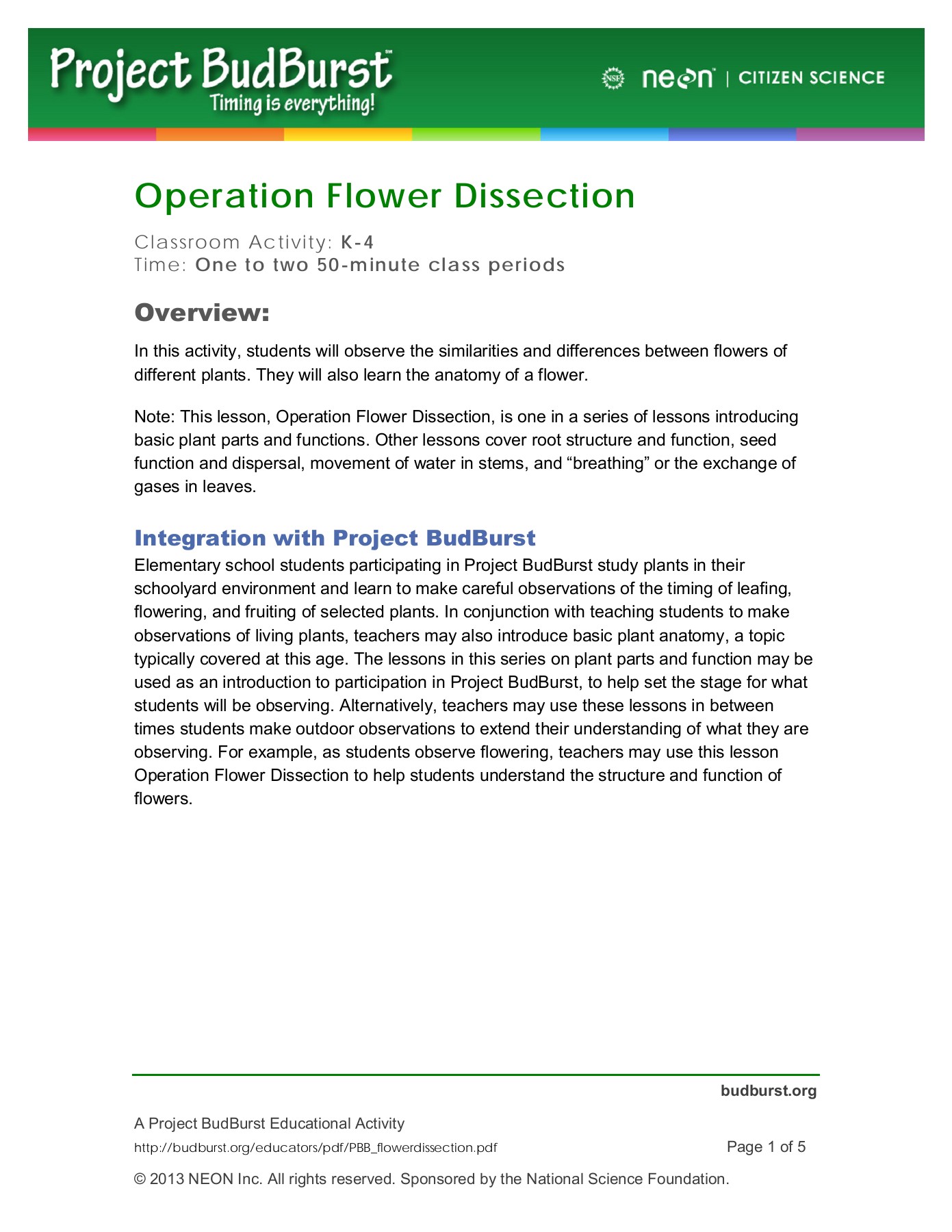 Flower Anatomy Pdf | Best Flower Site