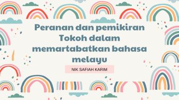 Peranan dan Pemikiran Tokoh Nik Safiah Karim - Nisa Nordin | Membalik ...