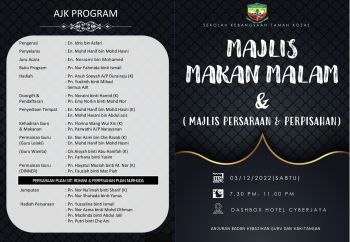 BUKU PROGRAM MAJLIS MAKAN MALAM 2022 - nurfahmidaismail Flip PDF | AnyFlip