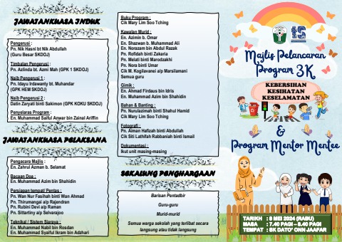 Buku Program Majlis Pelancaran Program 3k dan mentor mentee ...