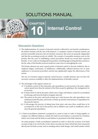 Chapter 10 Solutions Manual