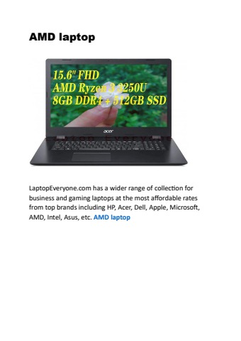 AMD laptop - laptopeveryone94 Flip PDF | AnyFlip