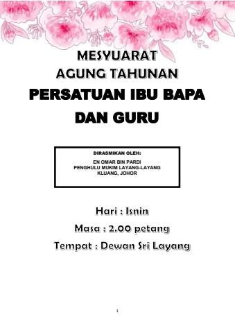 BUKU PROGRAM MAT BARU 2025 - ahmad redha Flip PDF | AnyFlip