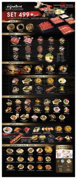 Signature BKK Buffet Menu