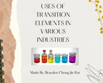 Uses of Transition Elements in Various Industries - Brayden Chong Flip ...