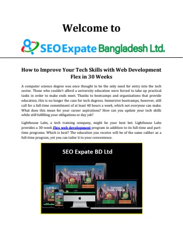 Flex Web Development | SEO Expate BD Ltd - abantiaazmin.sebl Flip PDF ...