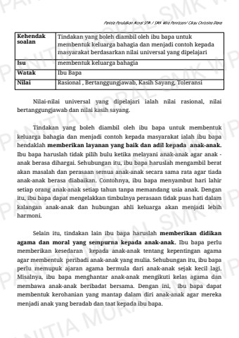 UNIT 6 KELUARGA BERINTEGRITI