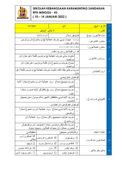 RPH SK KARAMUNTING MINGGU 43 - USTAZAH ANNIMAH ABU RIJAL - annimahaburijal Flip PDF | AnyFlip