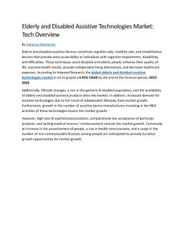 Elderly and Disabled Assistive Technologies Market: Tech Overview ...