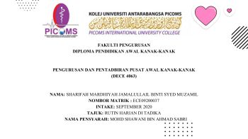 Rutin Harian Tadika - ece09200037 Flip PDF | AnyFlip