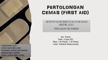 PERTOLONGAN CEMAS (FIRST AID) - hijrahjapar | Membalik PDF Dalam talian | AnyFlip