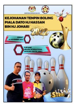 Pertandingan Boling Tenpin Piala Dato’ Hj Hassan Bin Hj Johari ...