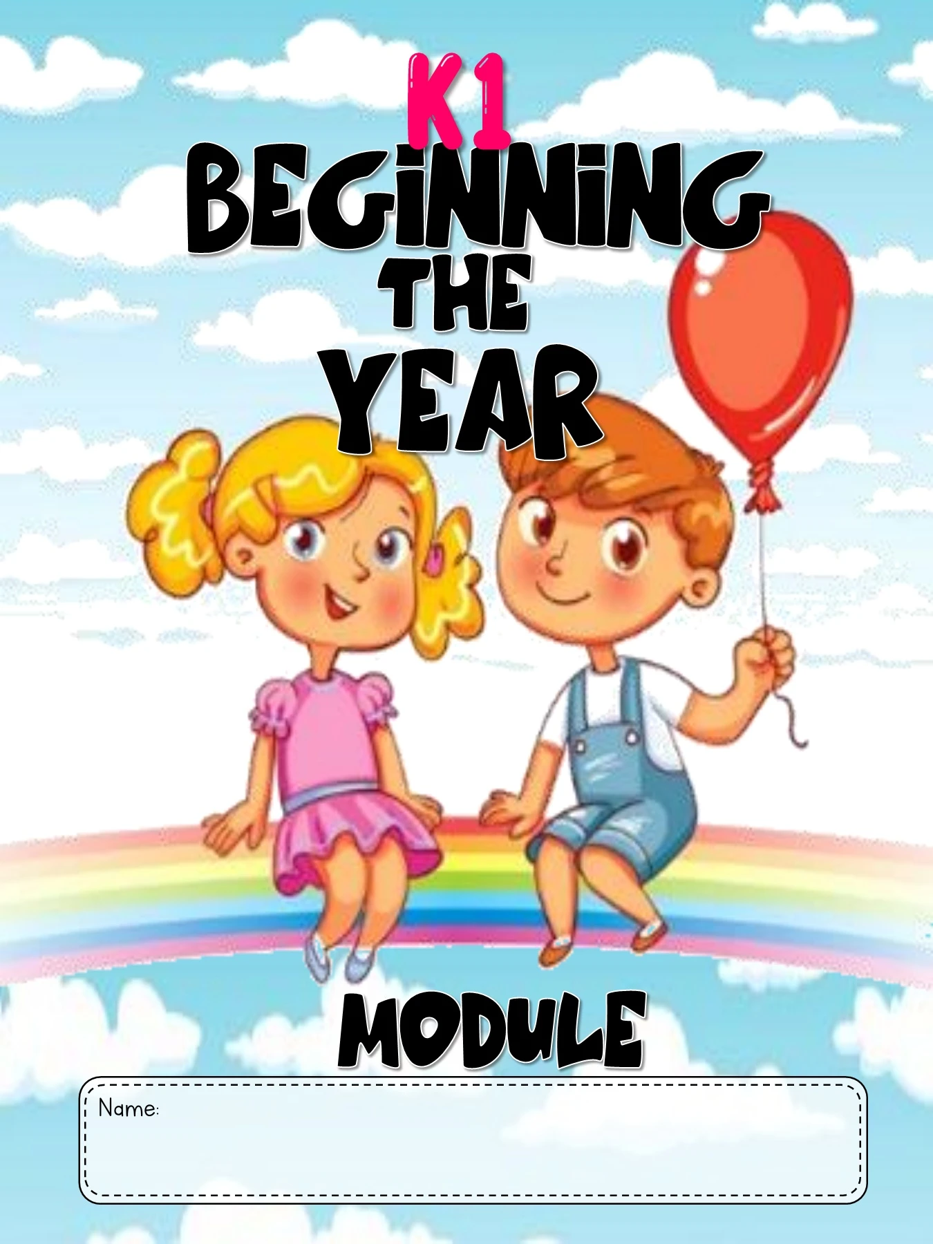 Pre-Kinder Creative Curriculum Worksheets (Beginning the Year) (1)