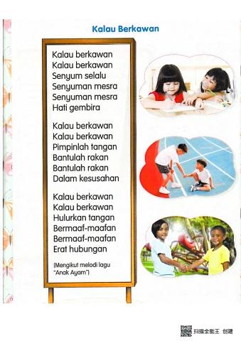 Tahun 2 : Kalau Berkawan m/s 23 - Roslina Razak Flip PDF | AnyFlip