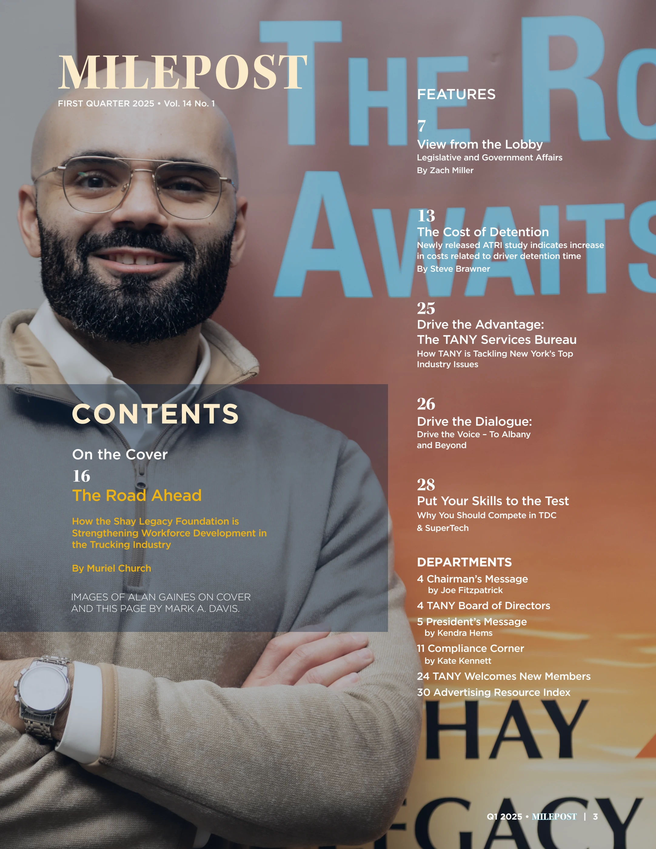 Milepost 1st Qtr 2025 featuring Alan Gaines, Shay Legacy Foundation