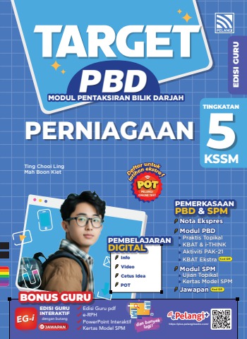 TARGET PBD KSSM 2025 PERNIAGAAN Tingkatan 5 (Edisi Guru) - PENERBITAN PELANGI SDN BHD Flip PDF ...