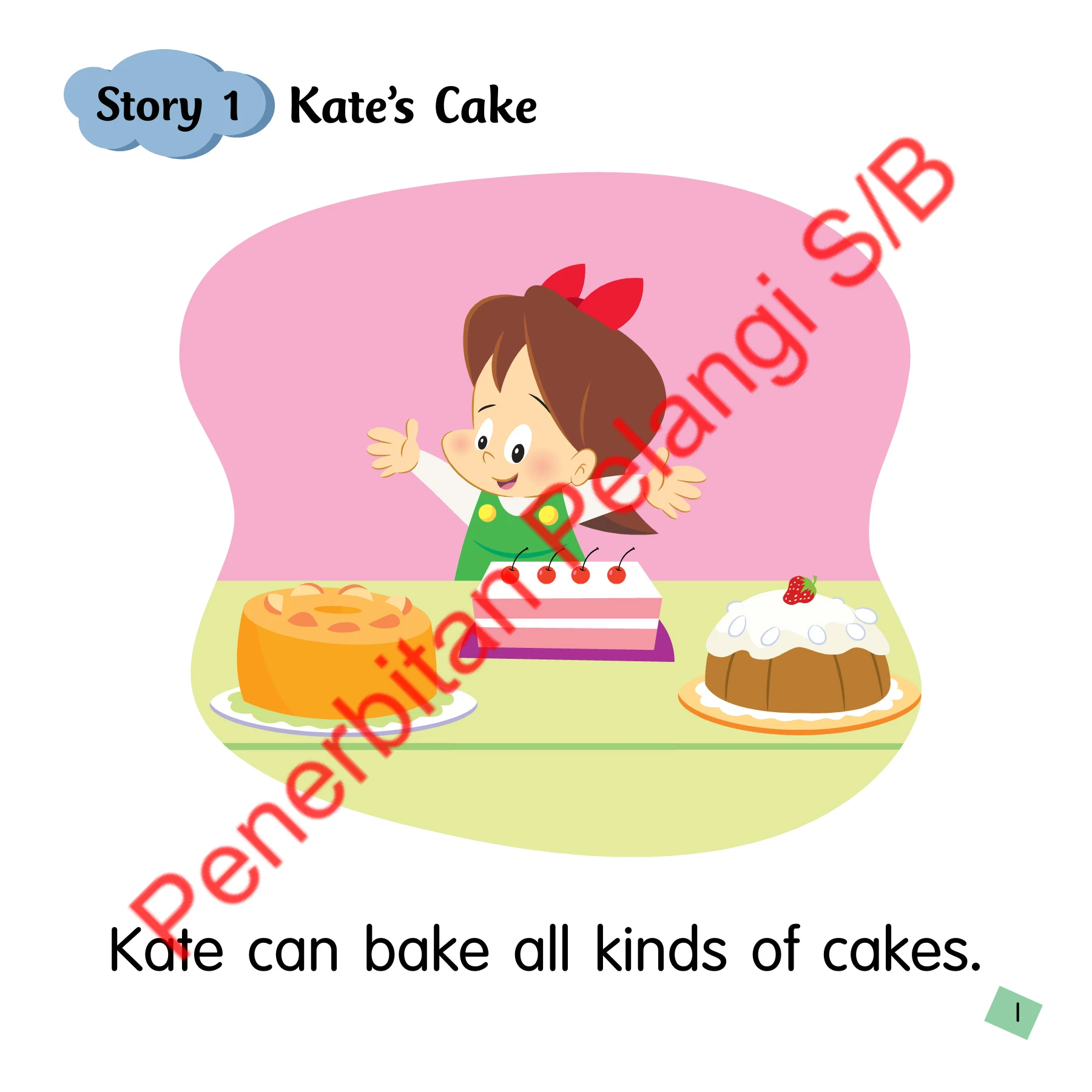 MY PHONICS READER BK12 Kate's Cake