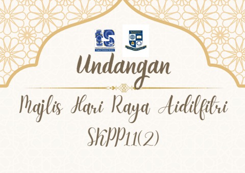 Kad Jemputan Majlis Hari Raya Aidilfitri SKPP 11(2) - Puan Haznita ...