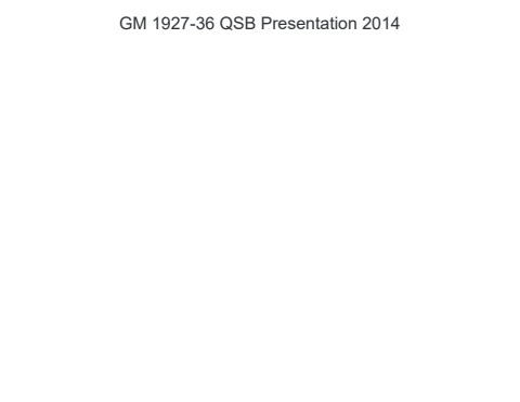 PDF Print GM 1927-36 QSB Presentation 2014 - mrhailgvn Flip PDF | AnyFlip