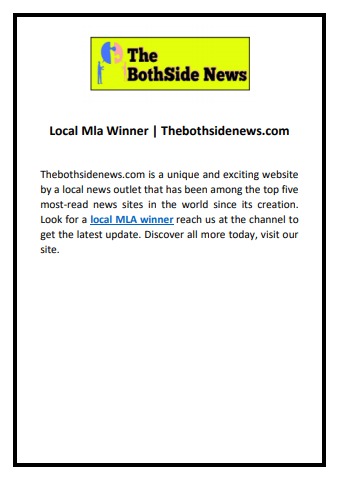 Local Mla Winner | Thebothsidenews.com - AK Digital Flip PDF | AnyFlip