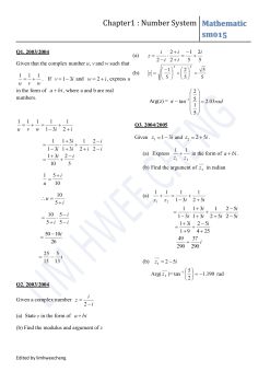 Chapter 1 Number System PYQ Answer