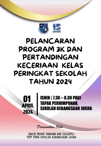 PELANCARAN PROGRAM 3K DAN PERTANDINGAN KECERIAAN KELAS PERINGKAT ...