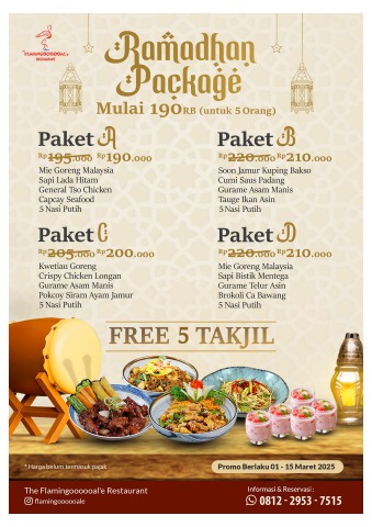 Paket Ramadhan The Flamingoooooal'e