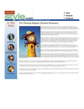 Richard Dunbrack - Artist & Collector - Guset User Flip PDF | AnyFlip