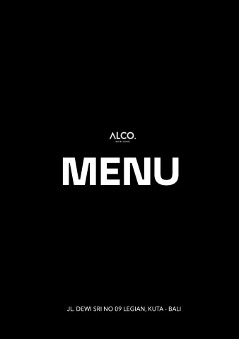 Menu ALCO BAR &amp; LOUNGE New - Bagoes Krishna Flip PDF | AnyFlip