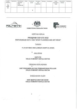 KERTAS KERJA CSR 2022 - Ozzy.sebastian Flip PDF | AnyFlip