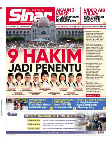 Sinar Harian - 21 November 2023 - Ozzy.sebastian Flip PDF | AnyFlip