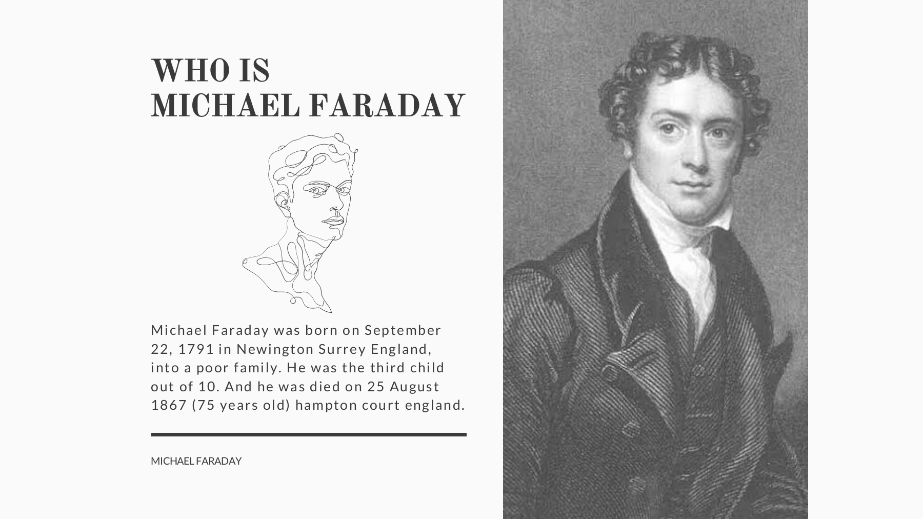 Michael Faraday Family