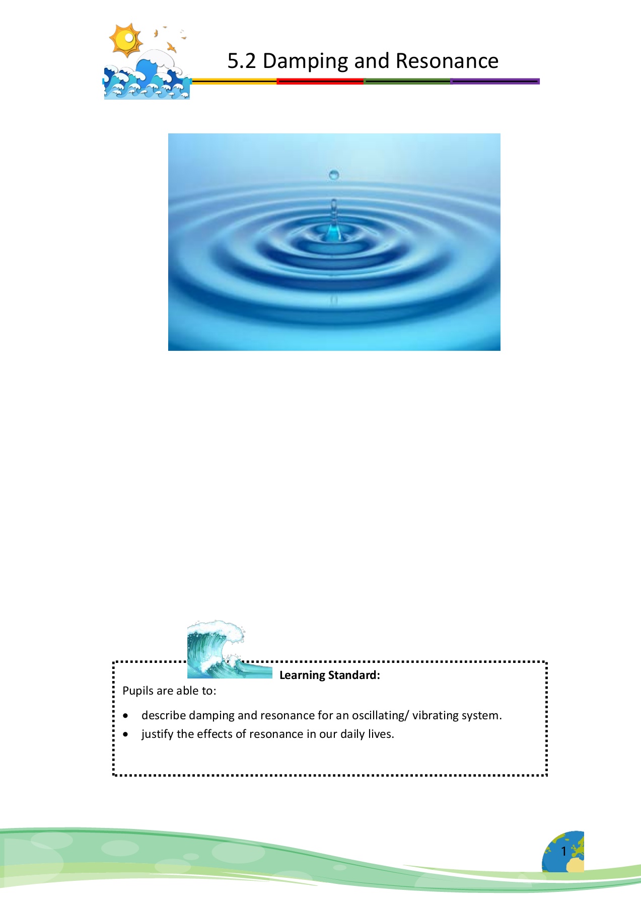 Resonance Physics Examples