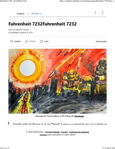 Fahrenheit 7232 - Scott Ritter Extra