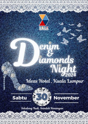 Buku Program Denim & Diamonds Night 2024