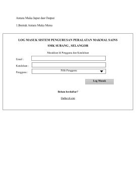 Antara Muka Input dan Output - NUR ADAWIYAH NATASHA BINTI NAZRI Flip ...