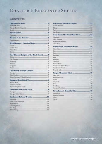 Chapter_1_-_Encounter_Sheets - theholymoose2 Flip PDF | AnyFlip