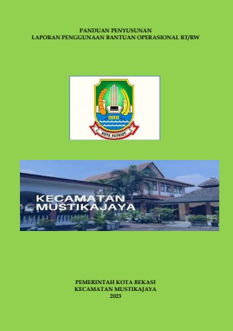 digitalisasi panduan LPJ banop rt rw