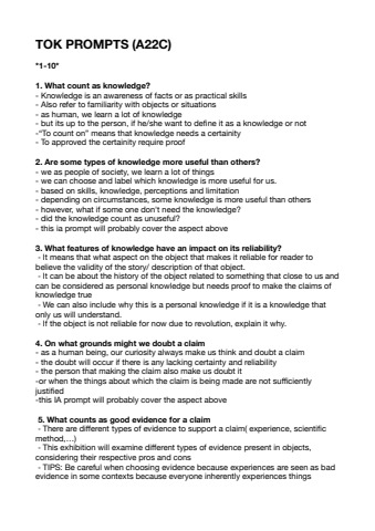 TOK prompts (1)