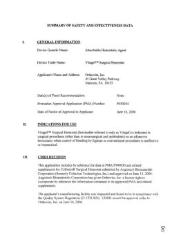 SUMMARY OF SAFETY AND EFFECTIVENESS DATA I. GENERAL ...-Guset User Flip PDF | AnyFlip